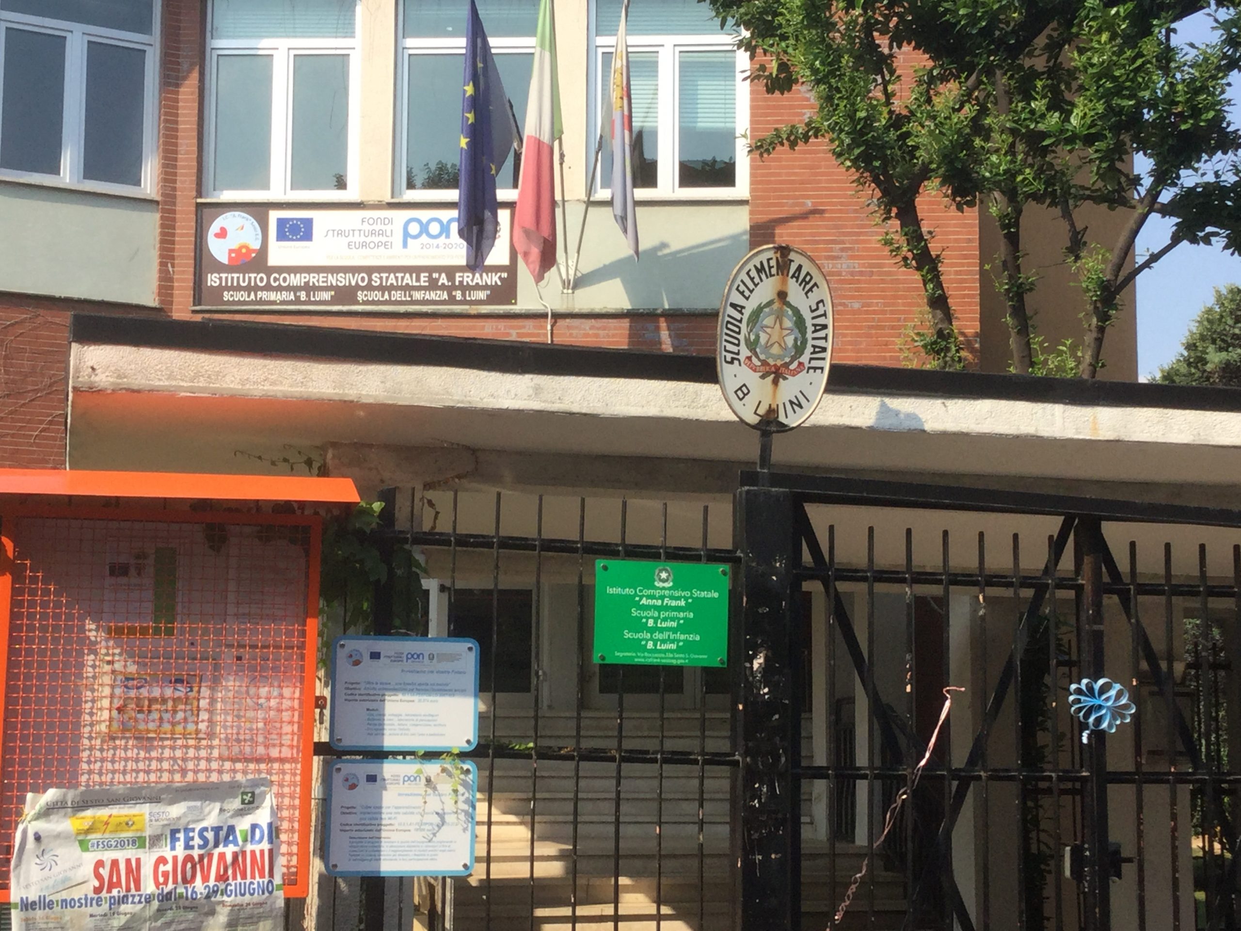 Sesto, torna in funzione l’ascensore della scuola Anna Frank di via ...